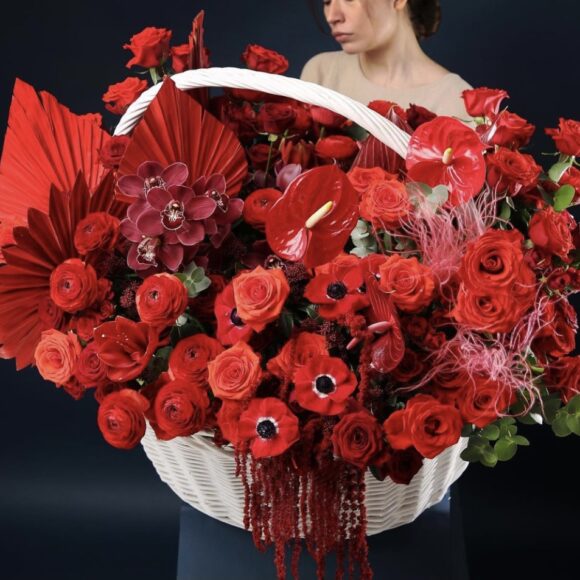 Bouquet roses rouge "Helena" | Monsieur Flower