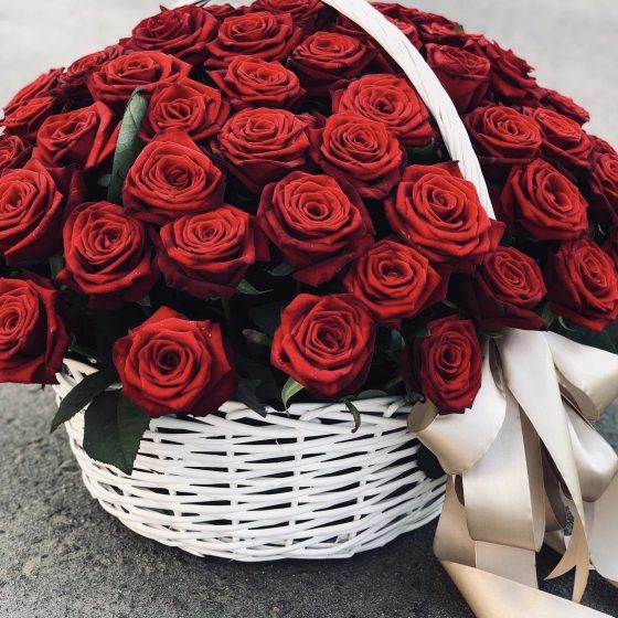 Bouquet roses rouge "Helena" | Monsieur Flower