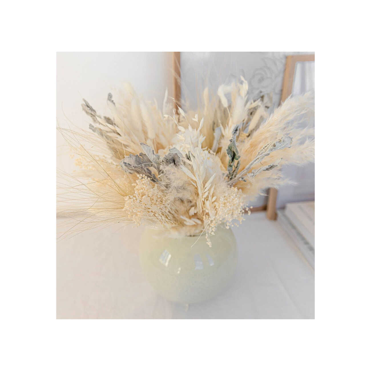 Bouquet de Mariée Fleurs Séchées "Lune sacré"