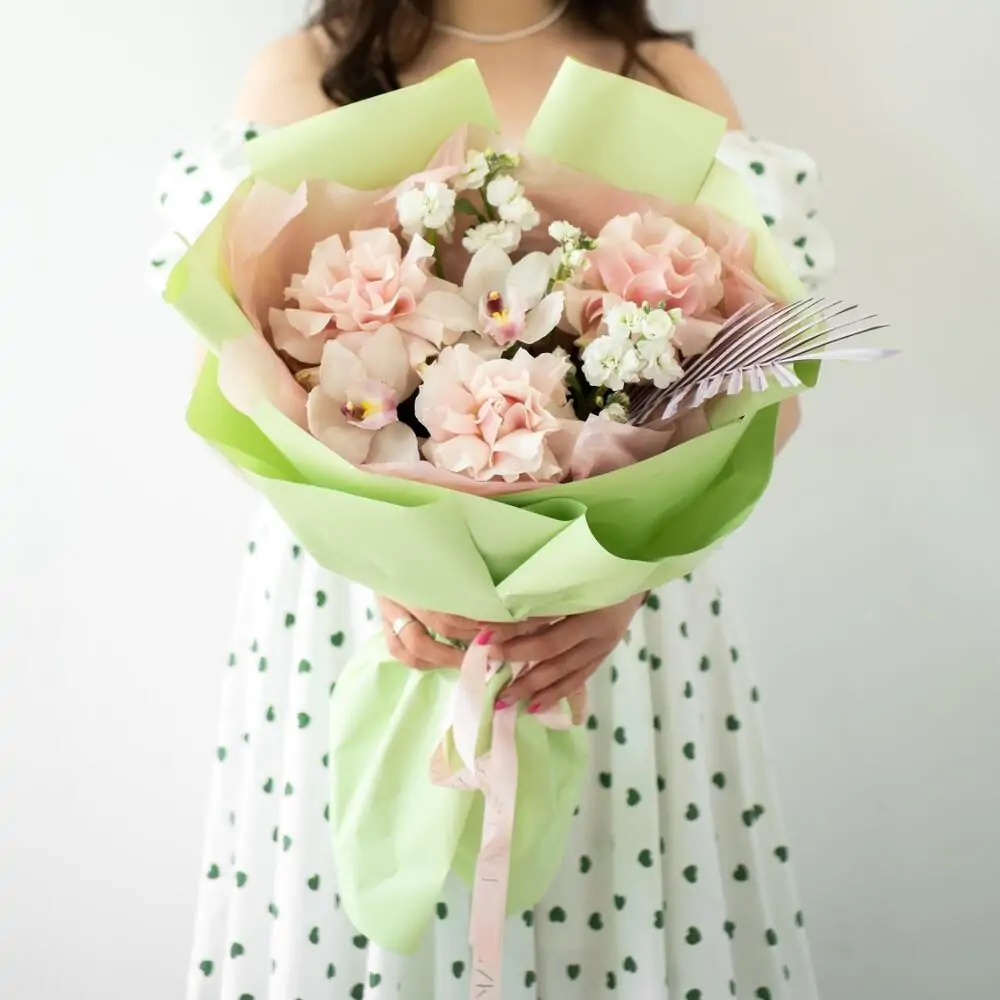 Bouquet de fleurs fraîches "Merveilleux monde" | Monsieur Flower