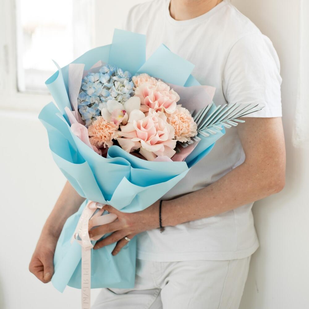 Bouquet de fleurs fraîches "Un meilleur monde" | Monsieur Flower