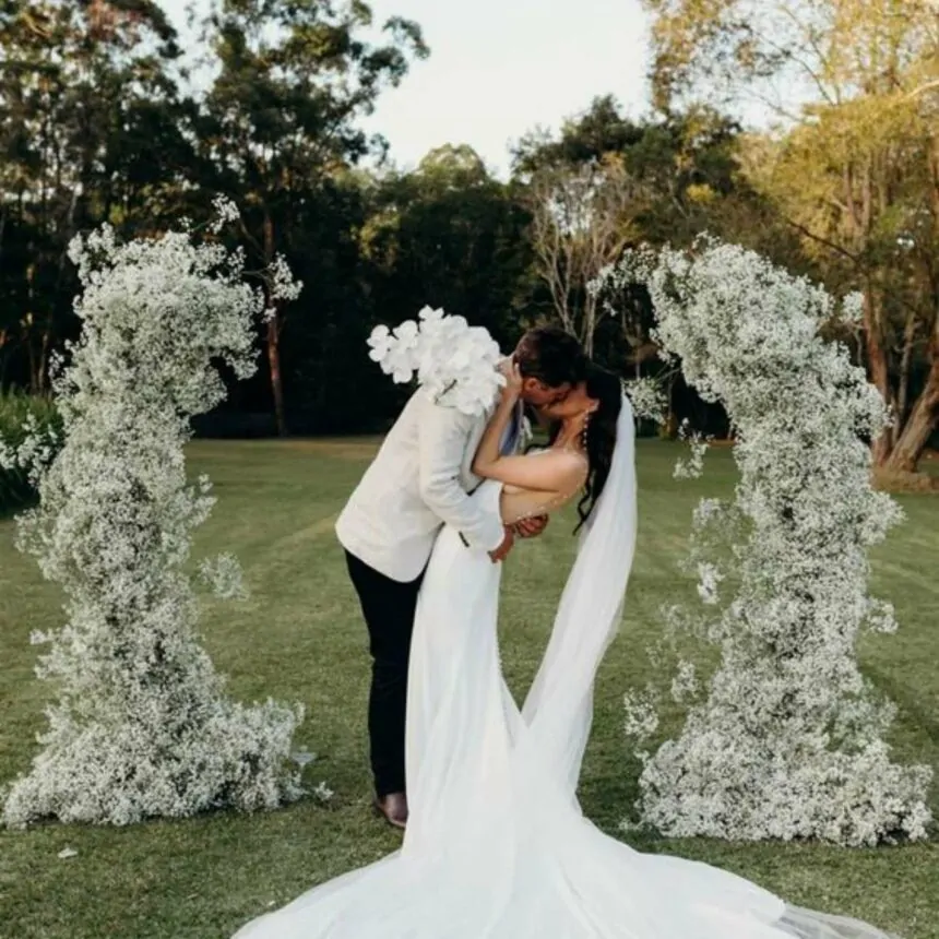 Arche de mariage fleurie Perle Lactée | Monsieur Flower