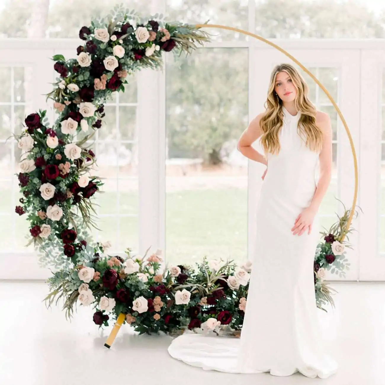 Arche de mariage fleurie "Vintage Red" | Monsieur Flower