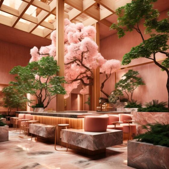 Arbre artificiel - décoration événementielle authentique