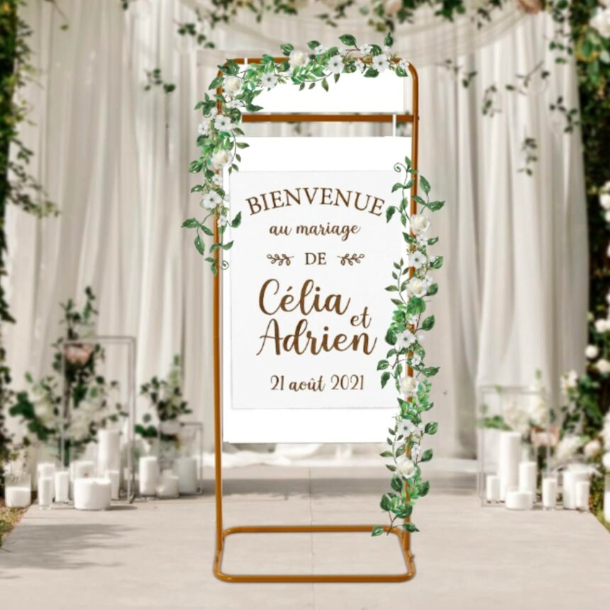 Tableau de bienvenue | Monsieur Flower